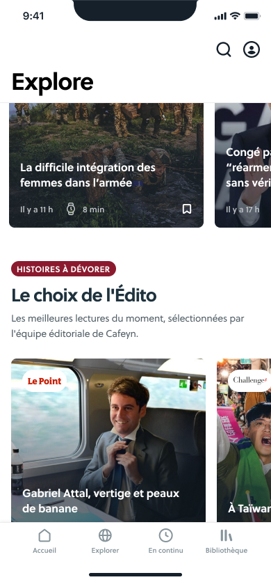 Cafeyn - Abonnement aux magazines en ligne